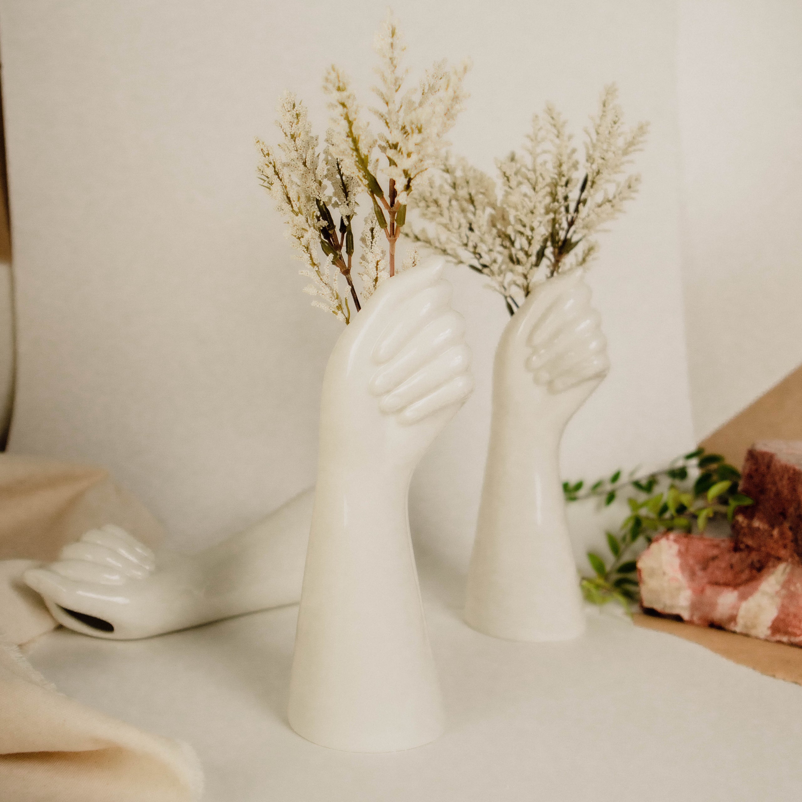 Rosie's ceramic hand vase | Rosie's Workshop
